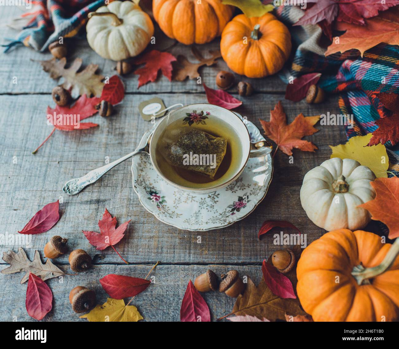 Teacup overhead hi-res stock photography and images - Alamy