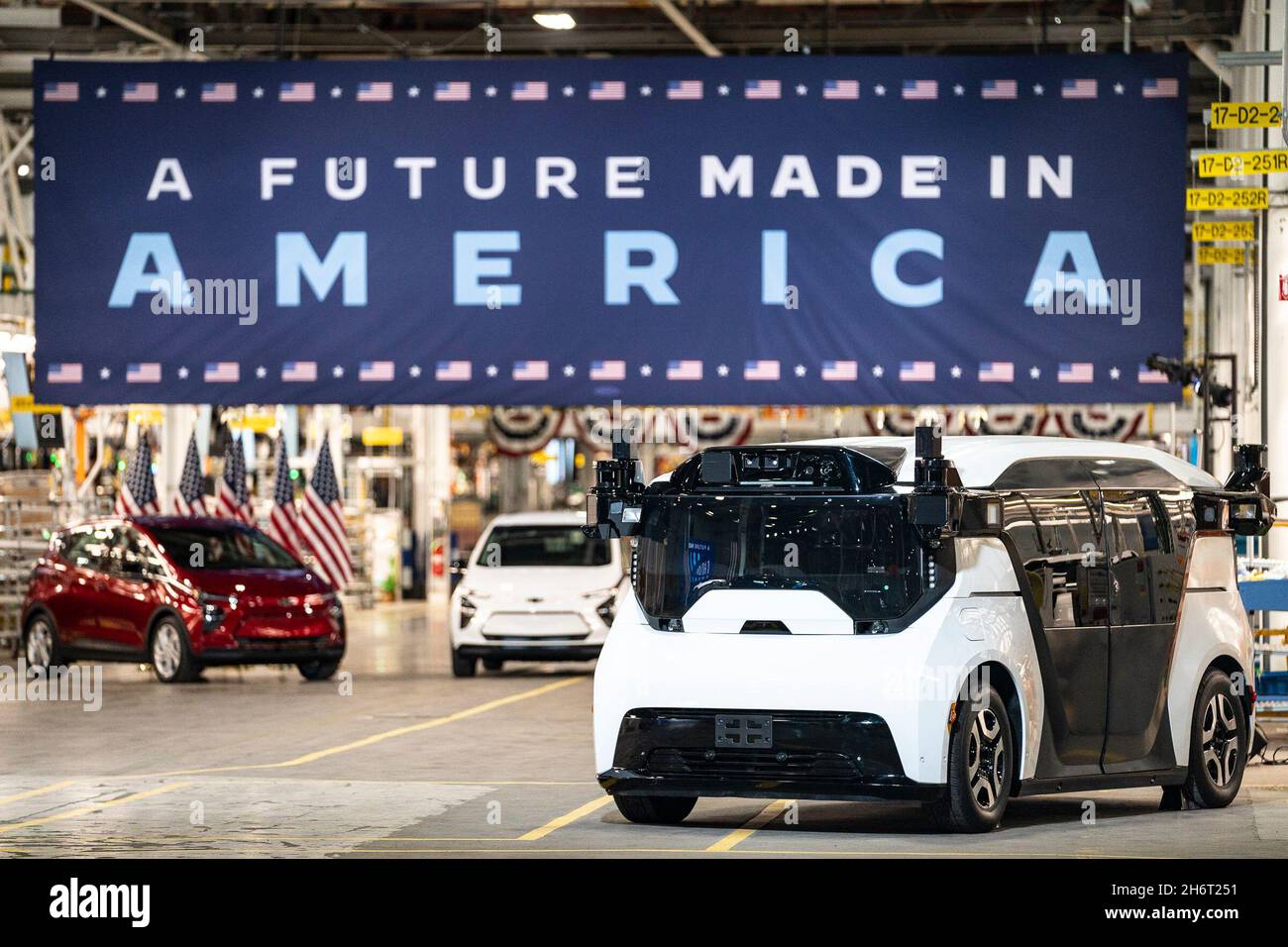 Detroit, Michigan, USA. 17th Nov, 2021. Hummer EV vehicles at the the ...