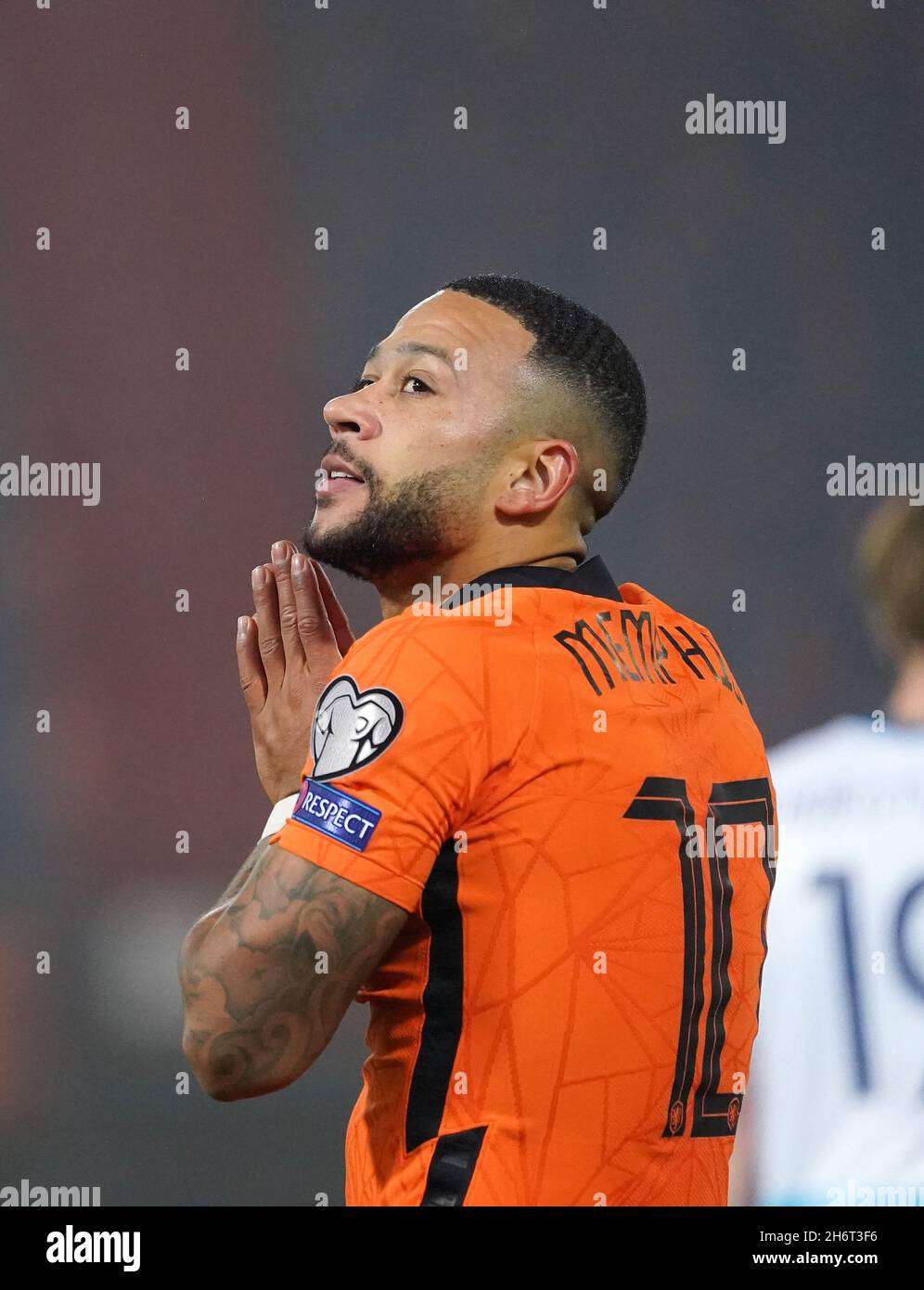 Rotterdam, Netherlands, November 17, 2021, Memphis Depay of the ...