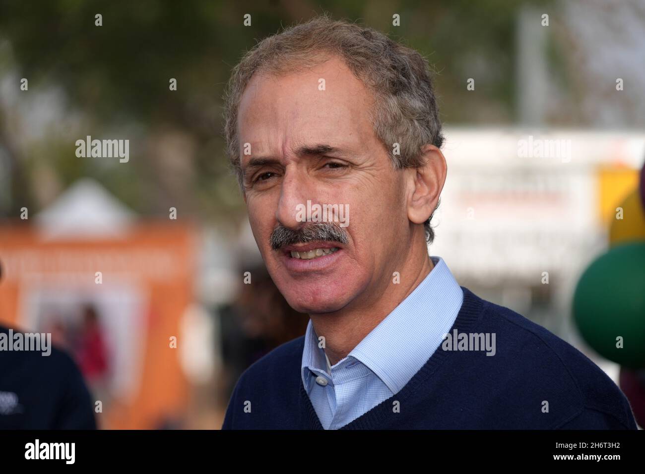 Los Angeles City Attorney Mike Feuer during the Los Angeles Dodgers ...