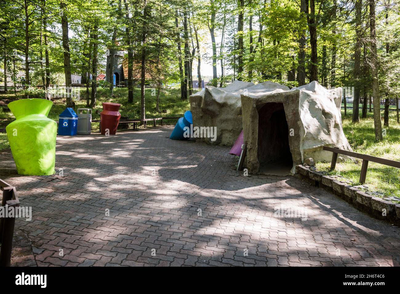 Old Forge, New York - September 4, 2021: Horizontal View of a Cave of ...