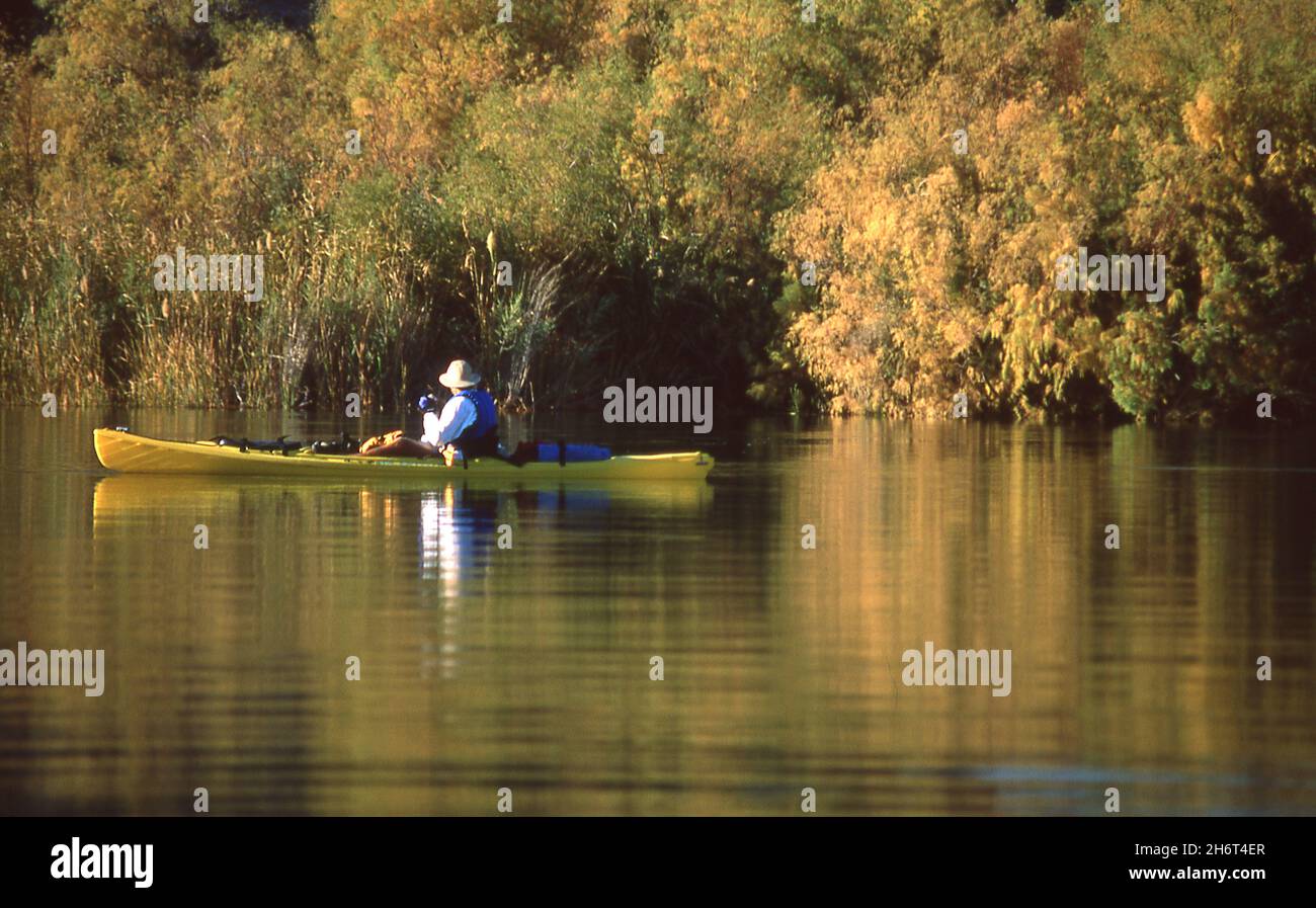 Canoeing the Colorado RIver Stock Photo - Alamy