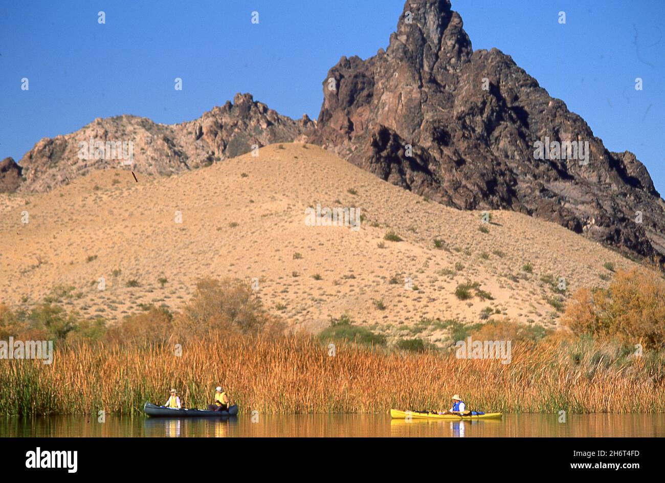 Canoeing the Colorado RIver Stock Photo - Alamy