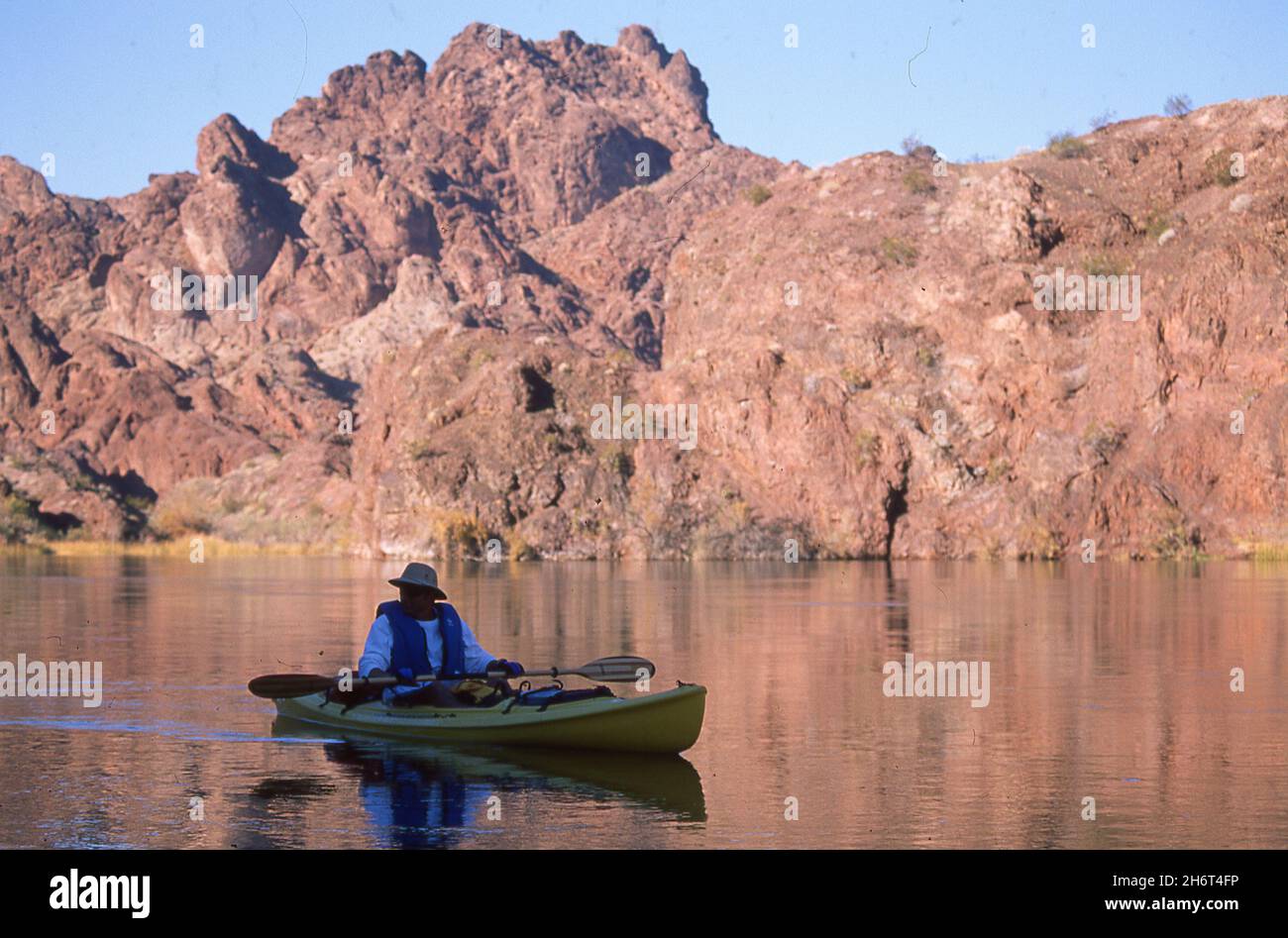 Canoeing the Colorado RIver Stock Photo - Alamy