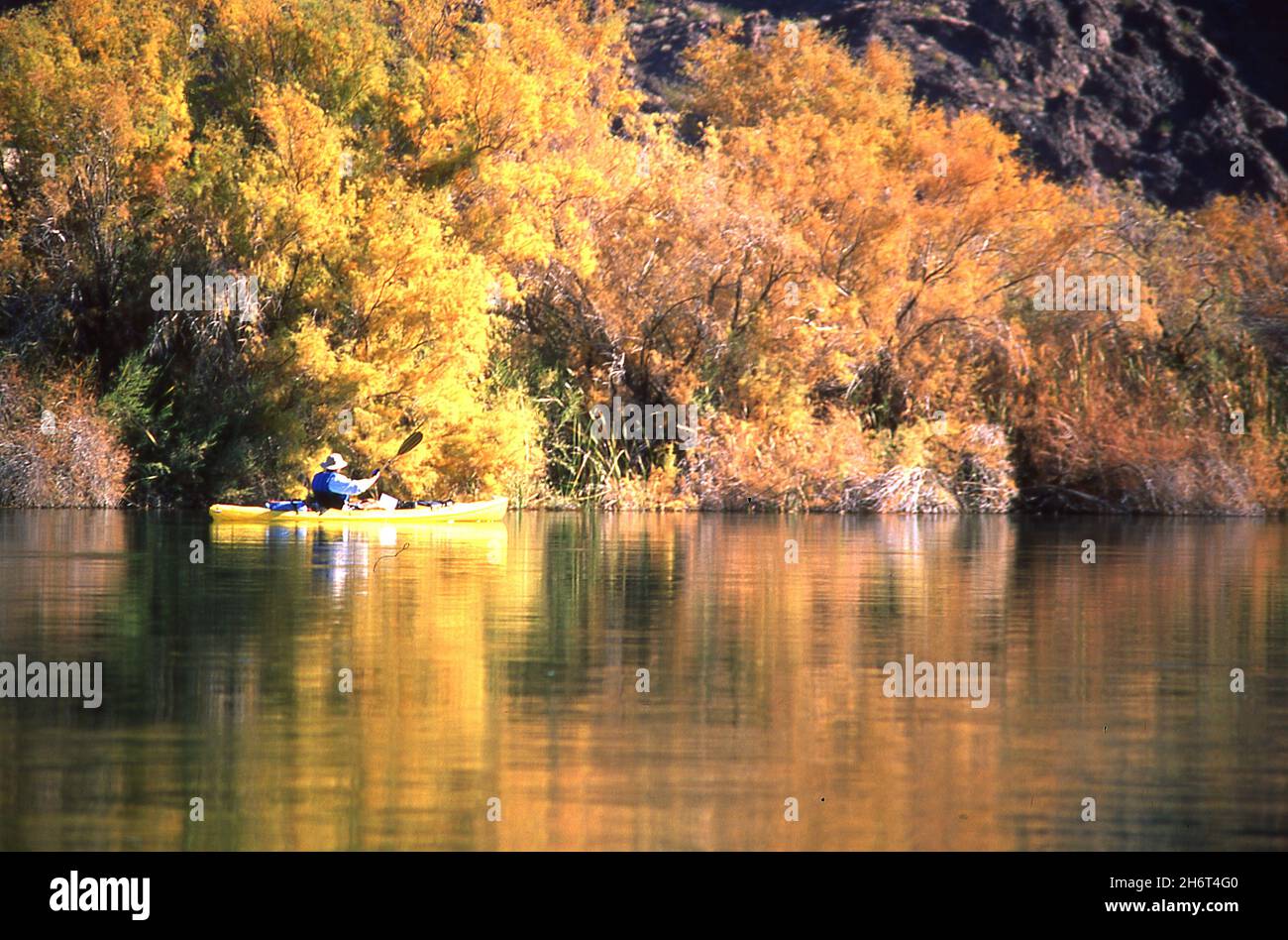 Canoeing the Colorado RIver Stock Photo - Alamy