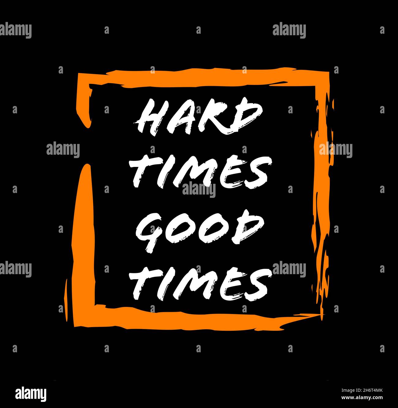 HARD TIMES GOOD TIMES vintage fashion Stock Photo - Alamy