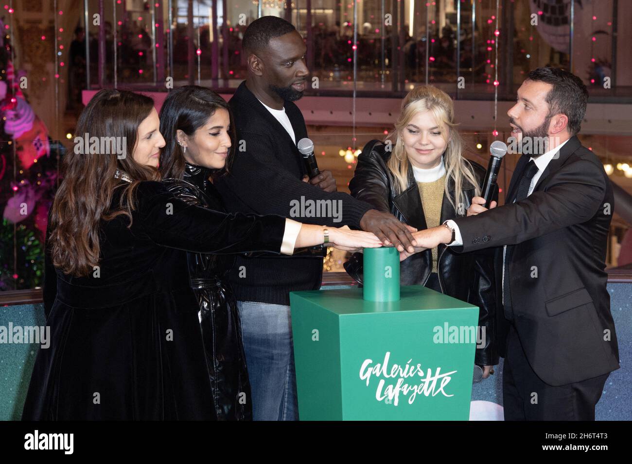 Helene Sy, Leila Bekhti, Louane Emera, Omar Sy and Alexandre Liot ...