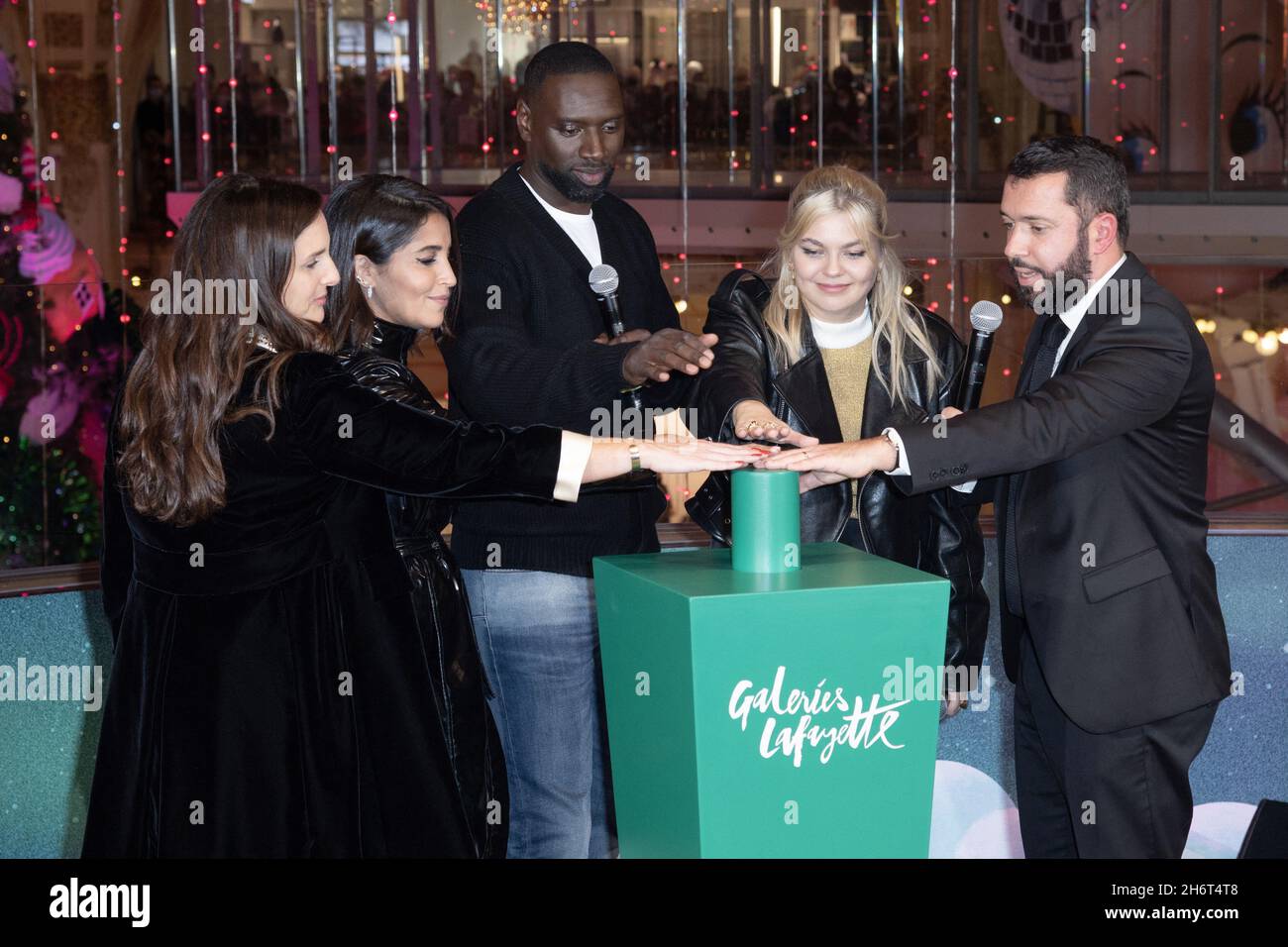 Helene Sy, Leila Bekhti, Louane Emera, Omar Sy and Alexandre Liot ...