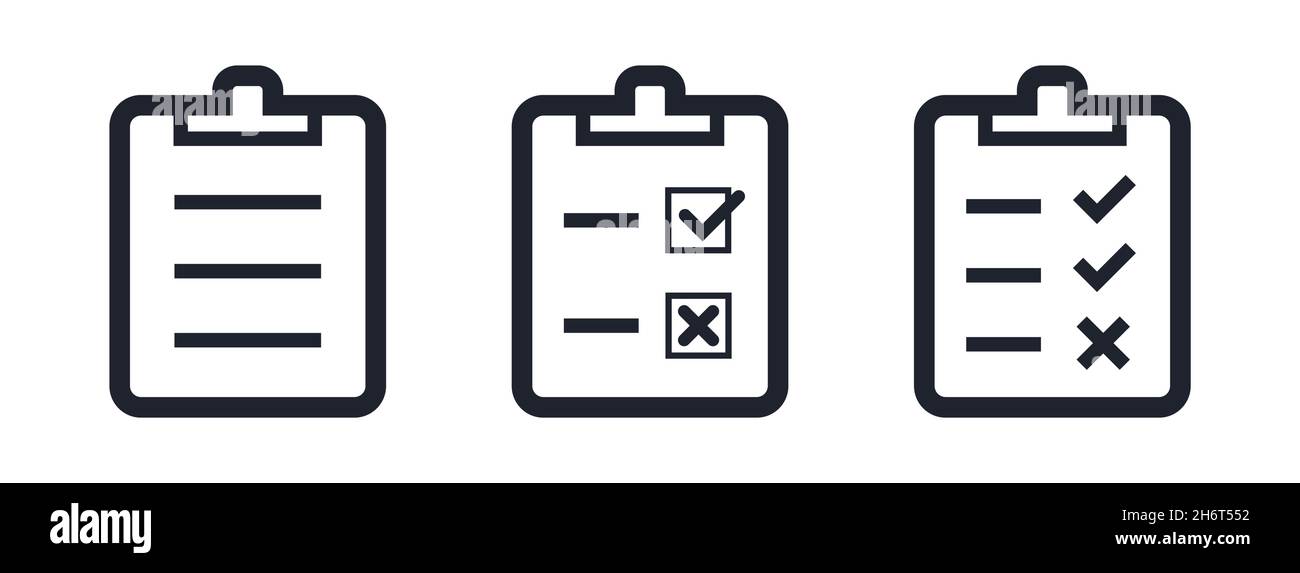 To do or checkmarks list vector icon Stock Vector Image & Art - Alamy