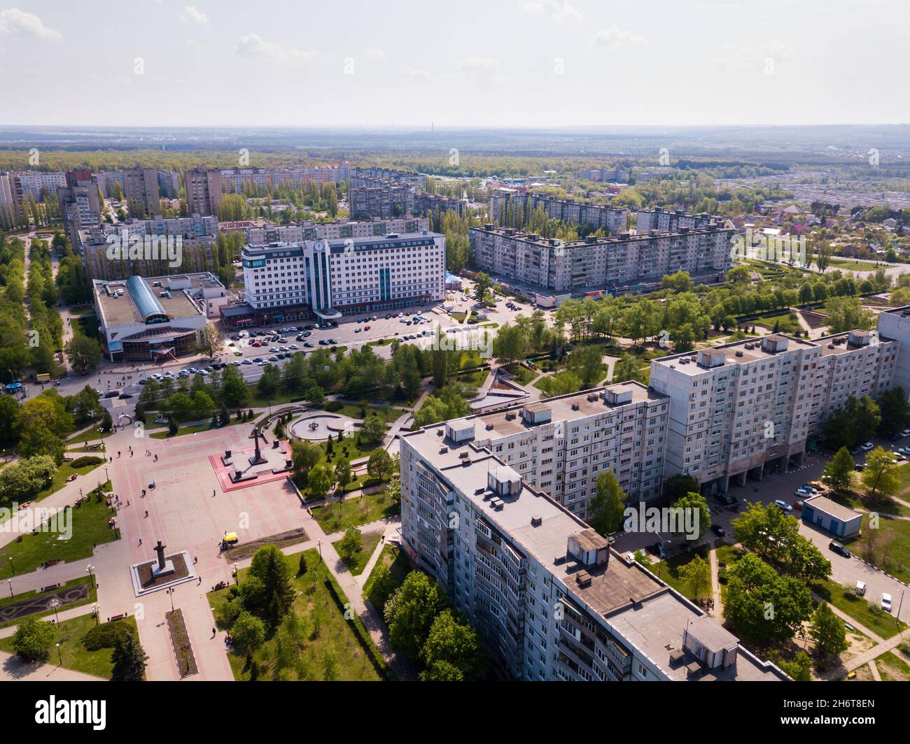 Eixample district aerial hi-res stock photography and images - Alamy