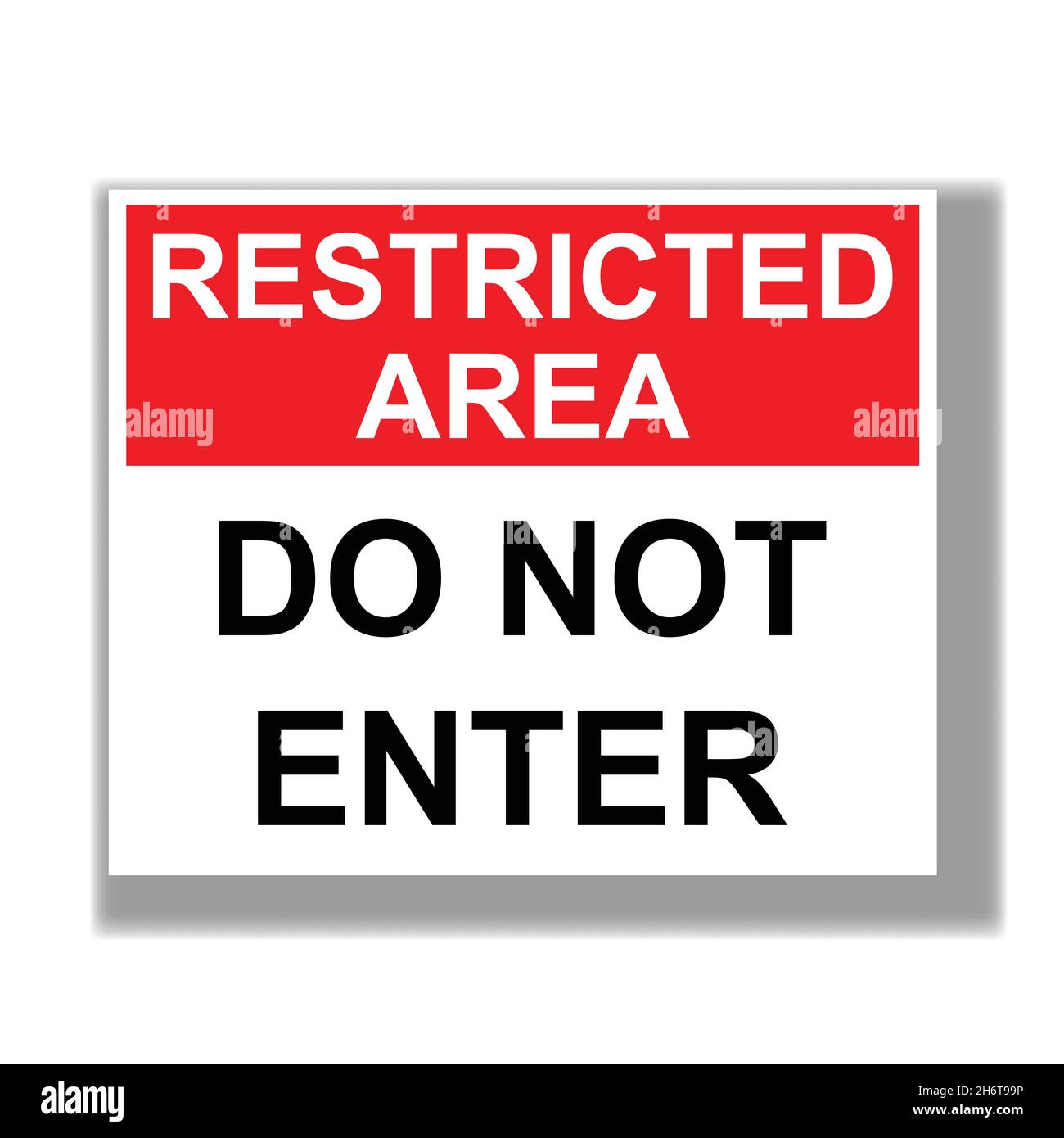 Restricted area authorized personnel only symbol No access, no entry ...