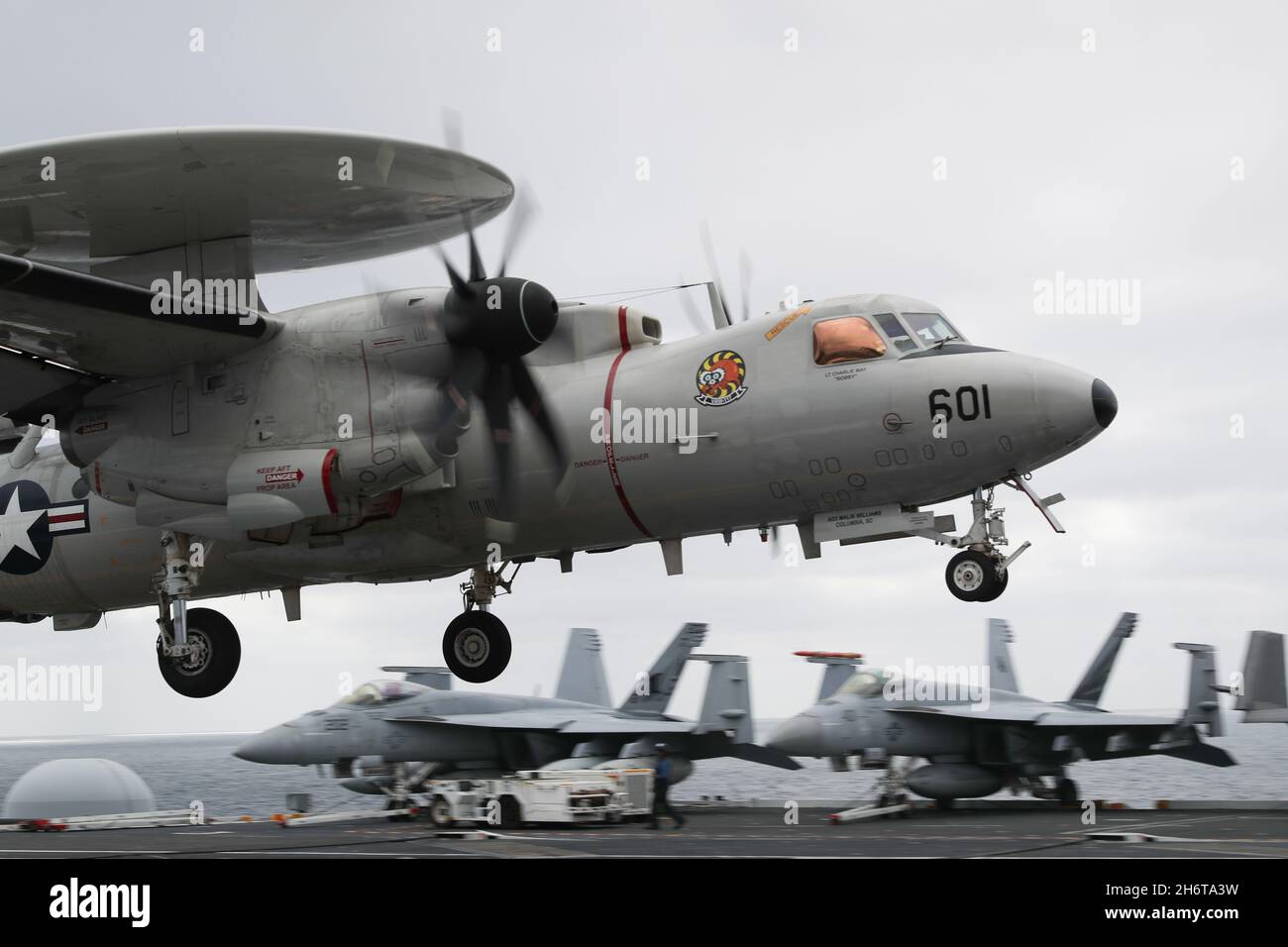PACIFIC OCEAN (Nov. 7, 2021) An E-2D Hawkeye, assigned to the ...