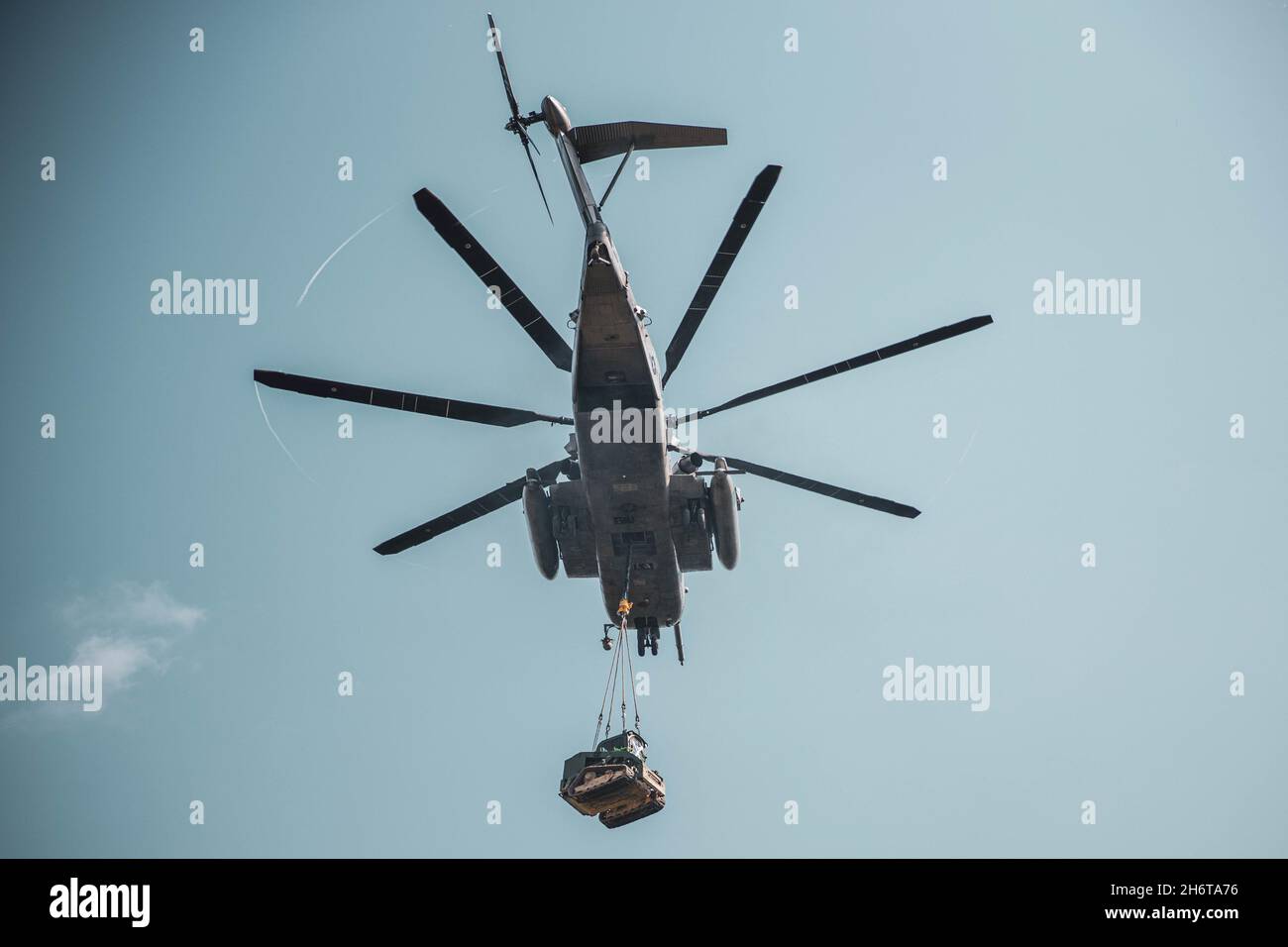 A U.S. Marine Corps compact track loader assigned to Marine Wing ...
