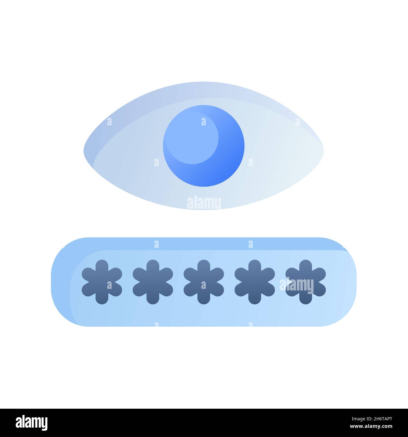 password entry with hidden input single isolated icon with smooth style ...