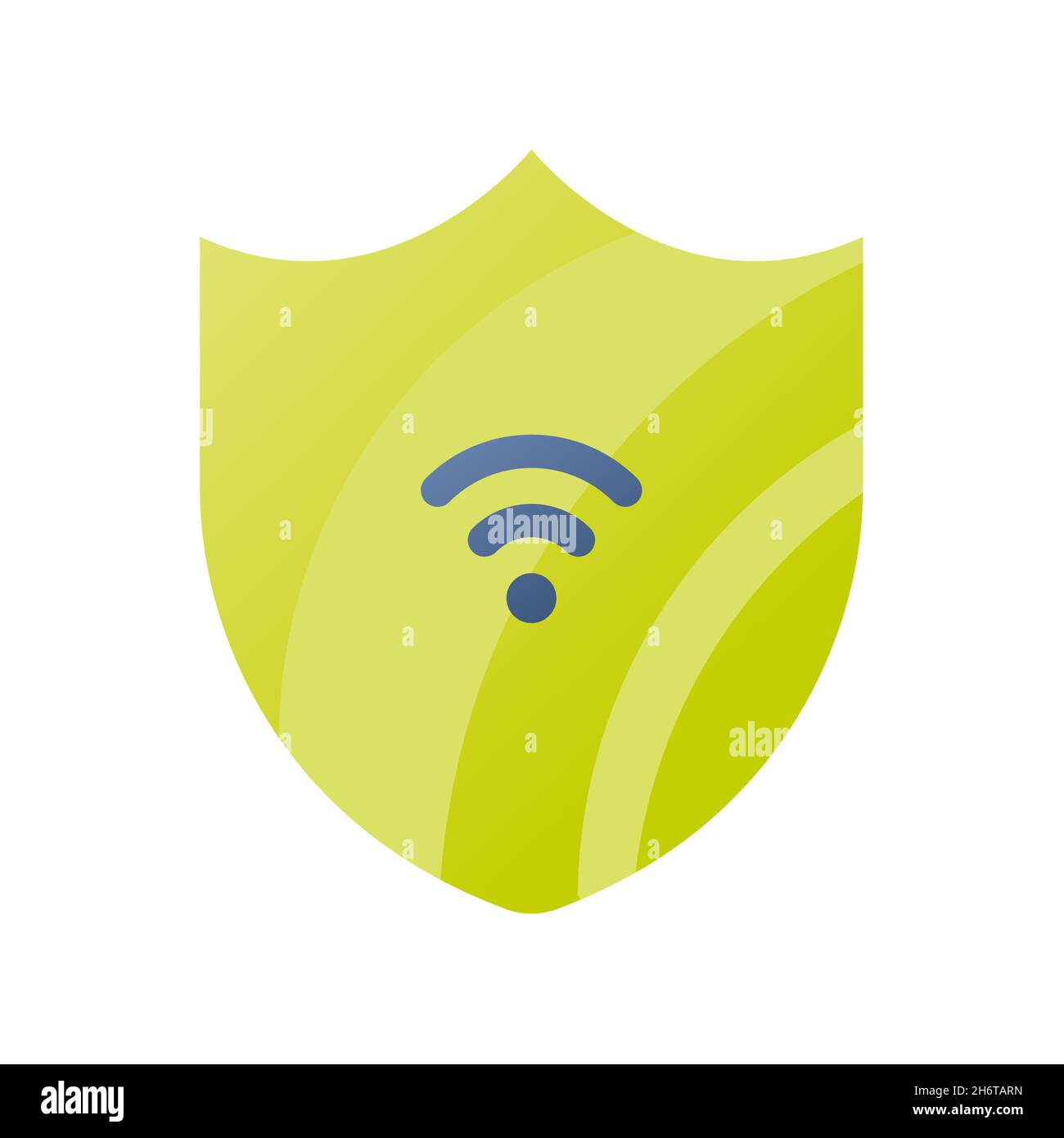 shield web security for wifi single isolated icon with smooth style vector illustration Stock ...