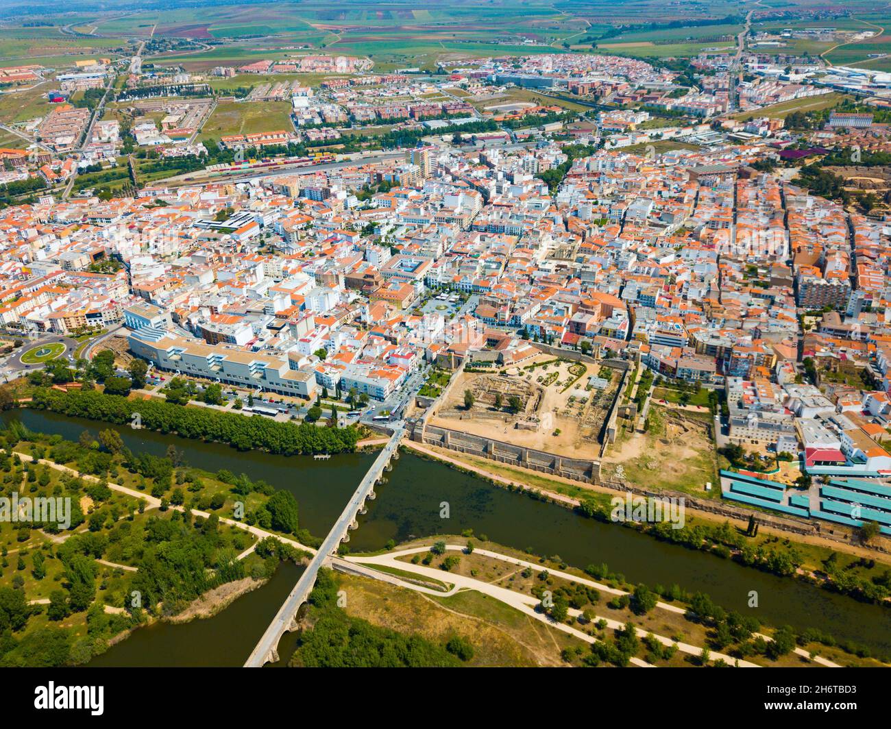Merida spain aerial hi-res stock photography and images - Alamy
