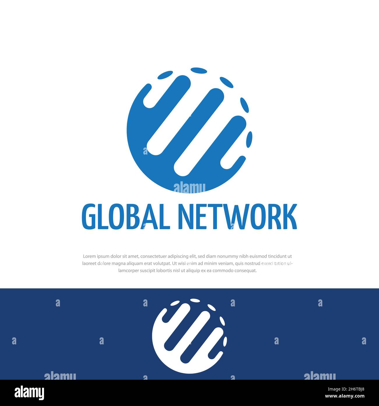 Globe network vector vectors hi-res stock photography and images - Alamy