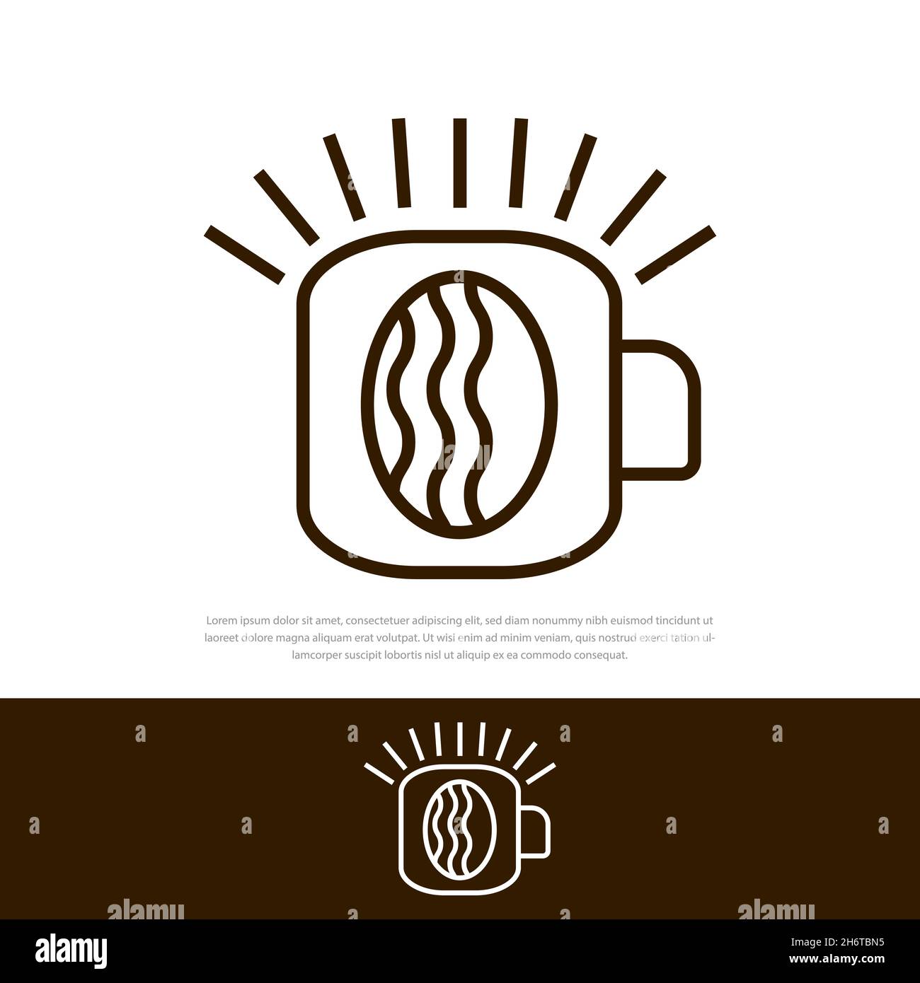 Illustration classic coffee shop Stock Vector Images - Alamy