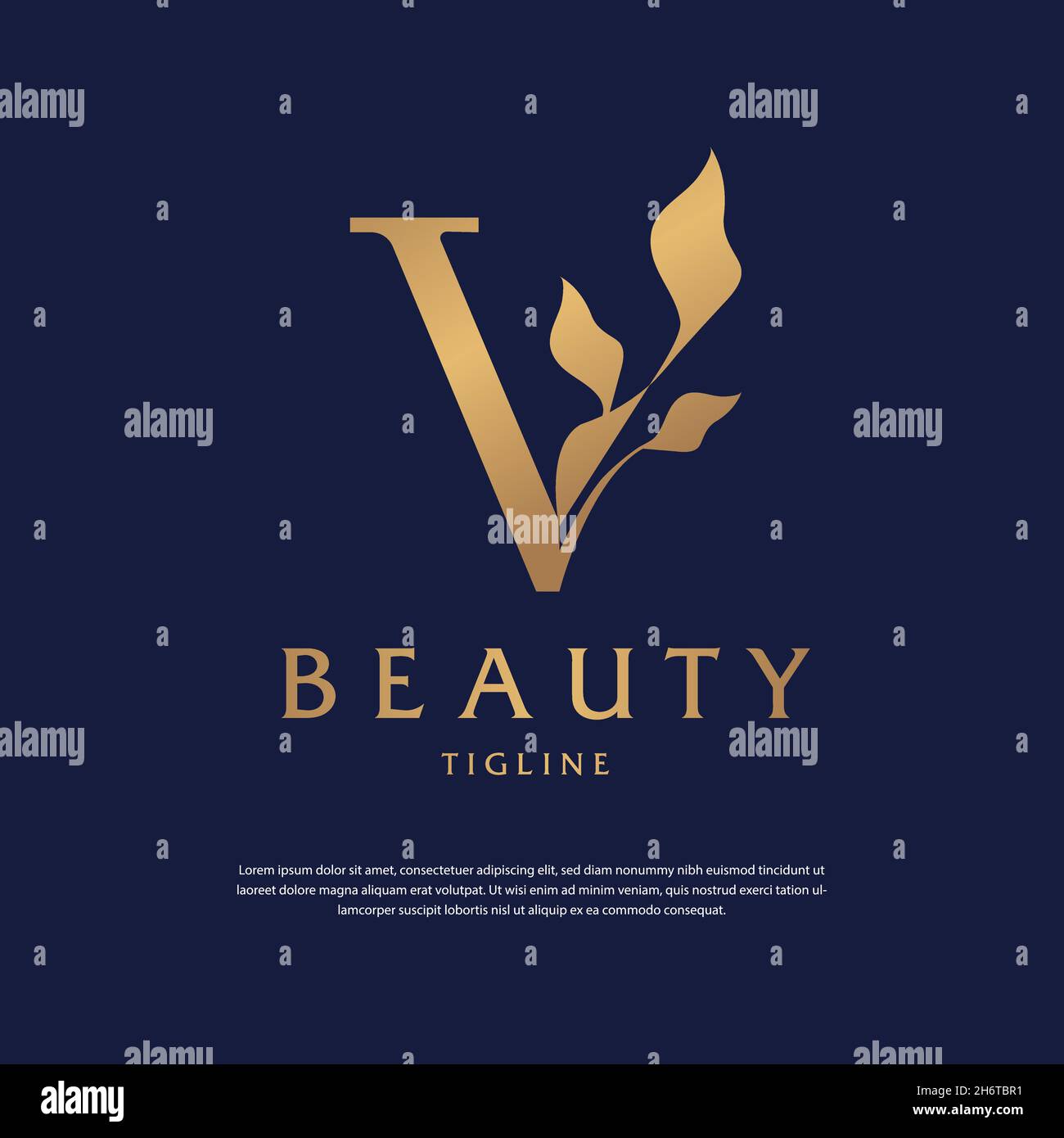 Cosmetic logo design hi-res stock photography and images - Alamy
