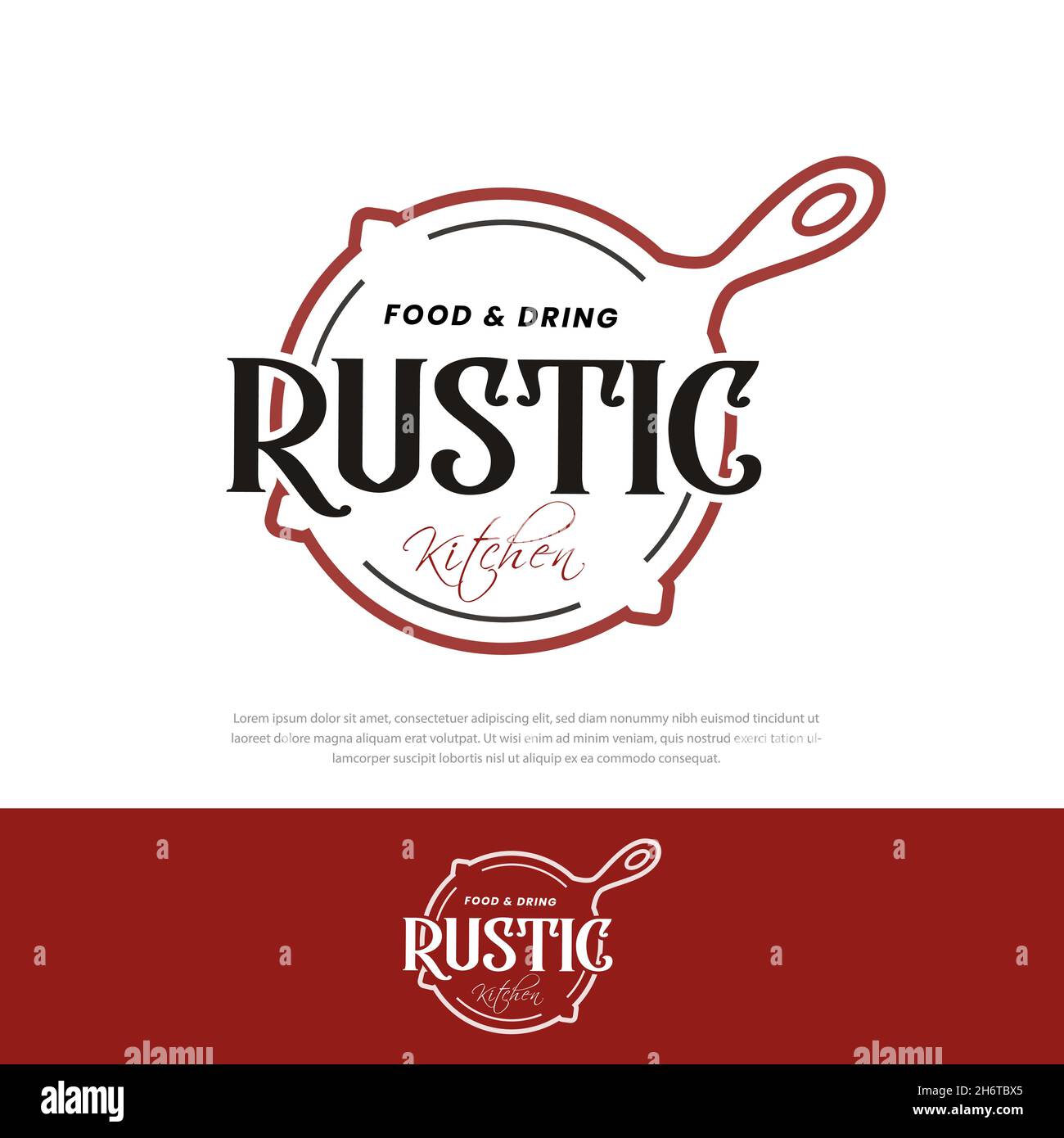 Vintage Retro Rustic, cast iron skillet for food dishes, classic ...