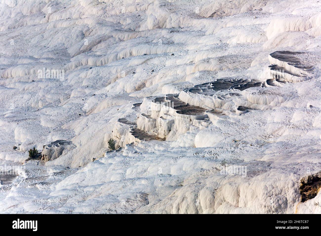 Travertine terraces at Pamukkale Stock Photo - Alamy