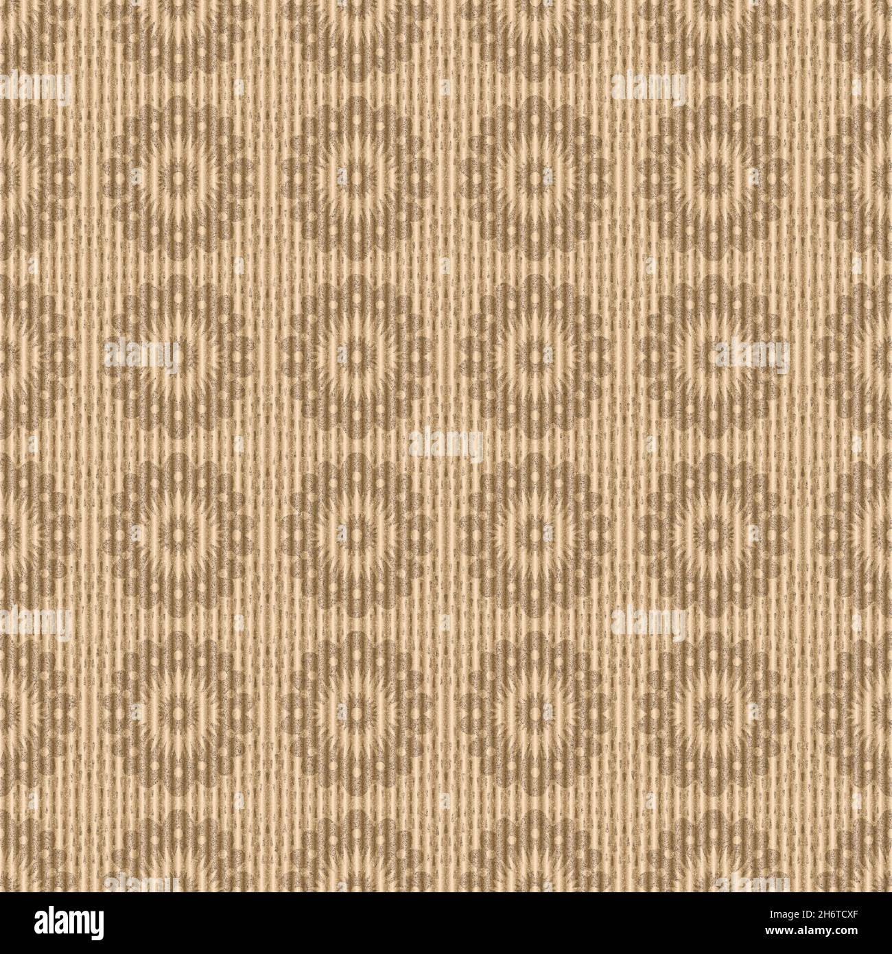 Ecru recycled corrugated pulp card paper texture. Ribbed plain neutral ...