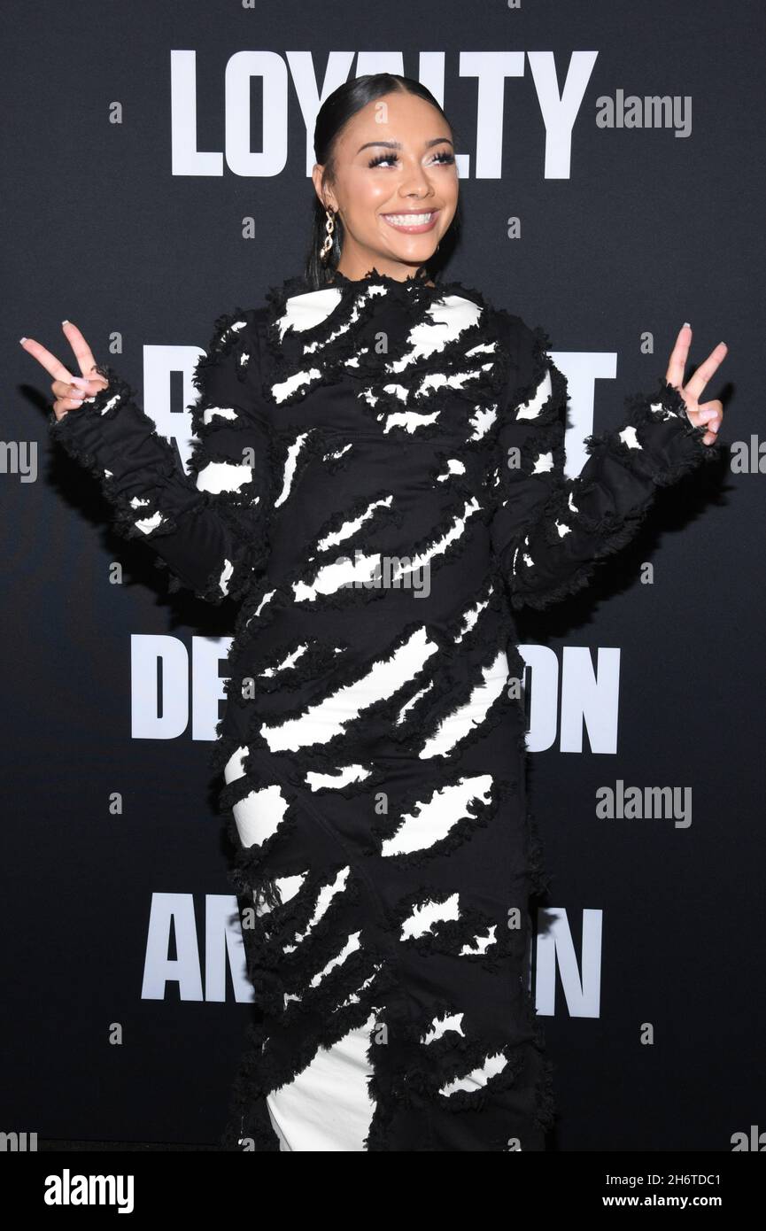 New York, USA. 17th Nov, 2021. Alix Lapri attends the "Power Book II ...