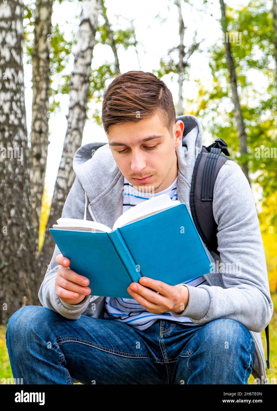 Book in the forest hi-res stock photography and images - Alamy