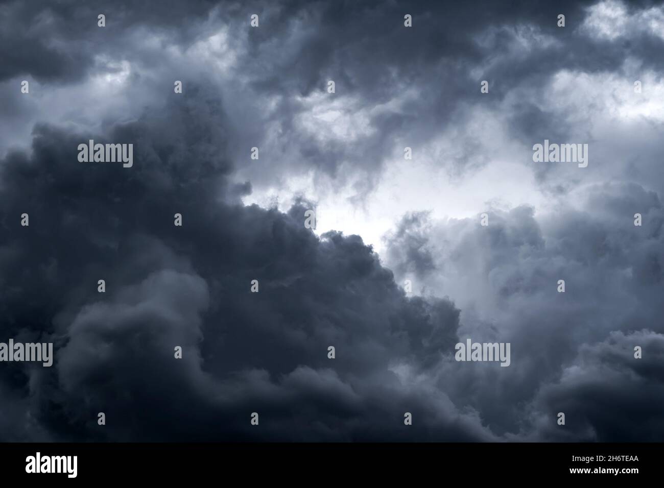 Dramatic Dark Clouds before Thunder Storm and Rain Stock Photo - Alamy