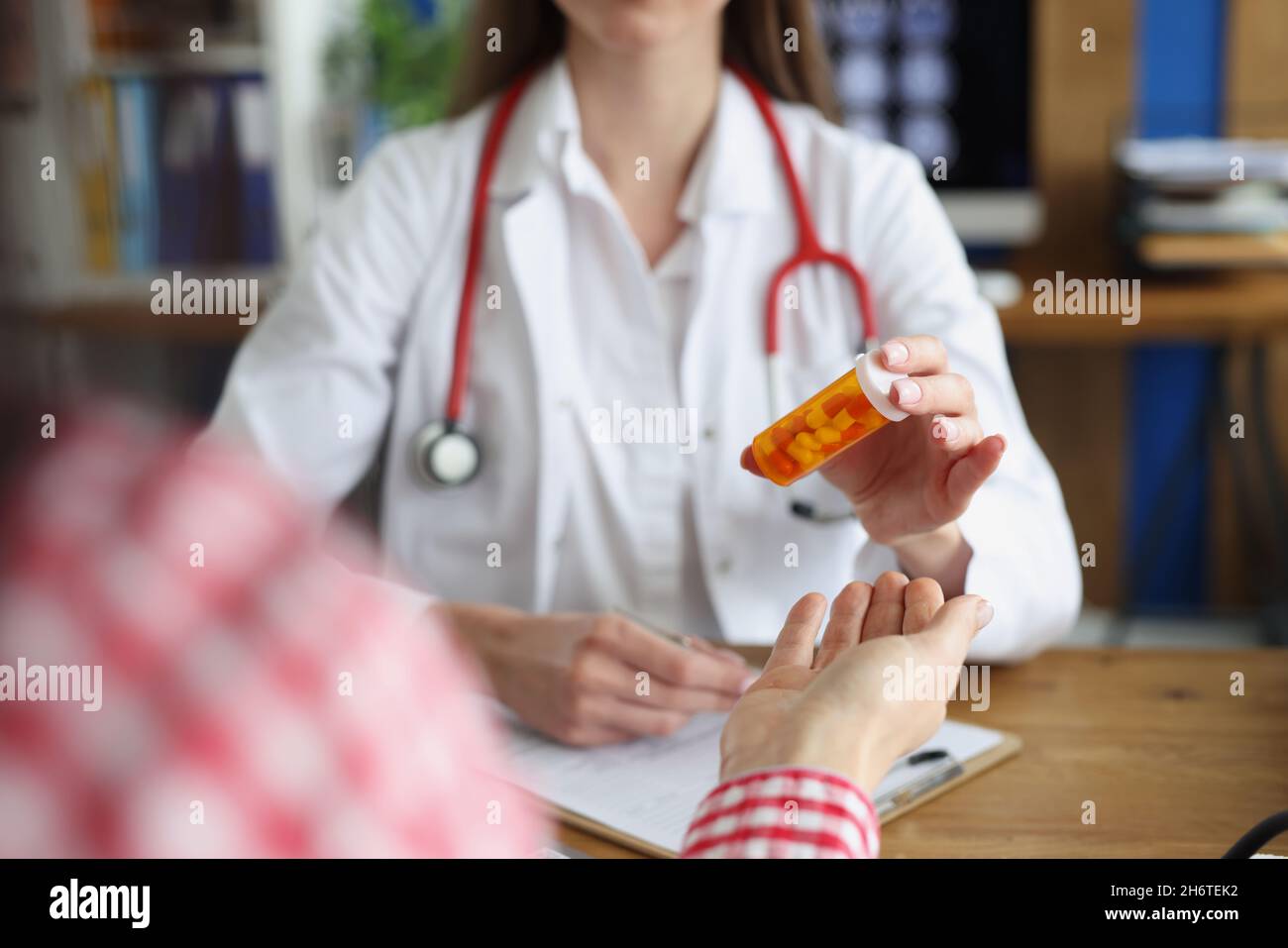 Therapist visit patient in clinic hi-res stock photography and images ...