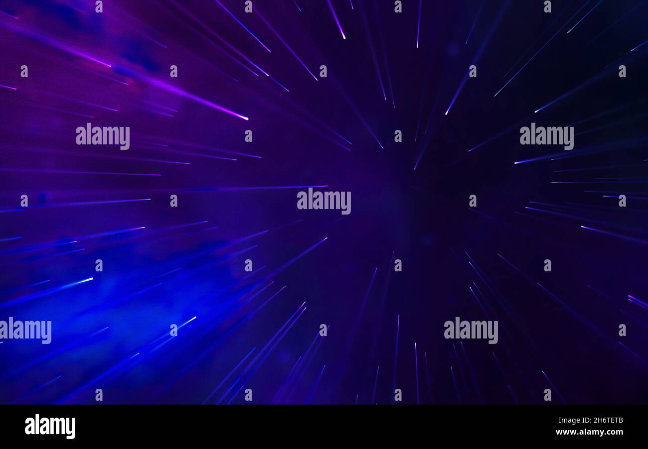 Abstract background with magic Lines composed of glowing galaxy Stock ...