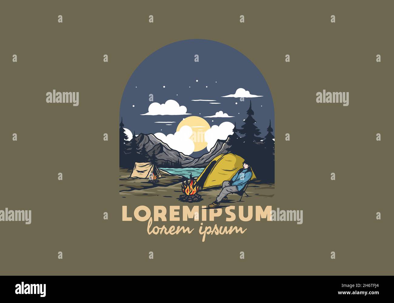 Boy alone forest Stock Vector Images - Alamy