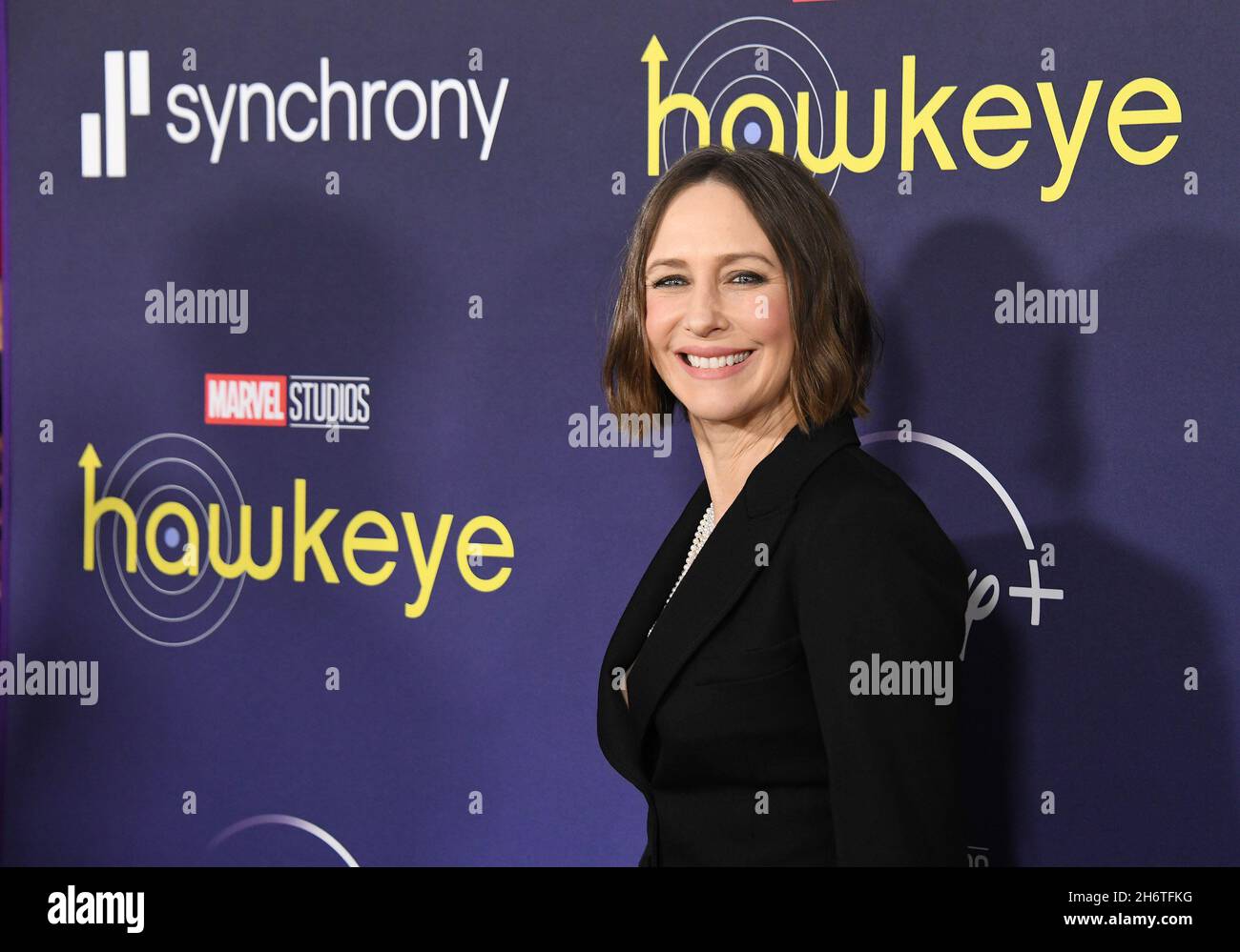 Vera Farmiga arrives at the Marvel Studios' HAWKEYE Los Angeles ...