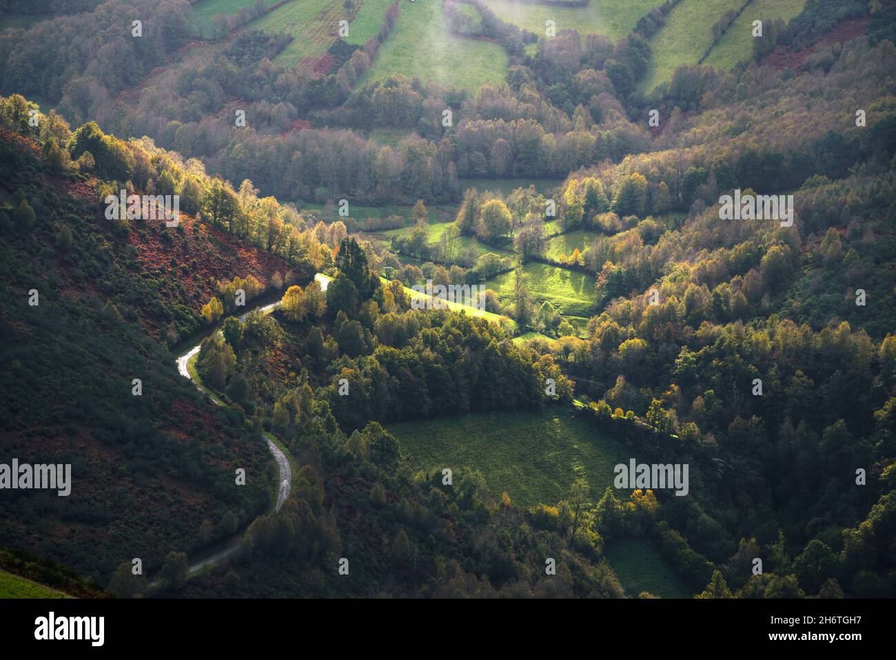 Courel Mountains Unesco Global Geopark High Resolution Stock ...