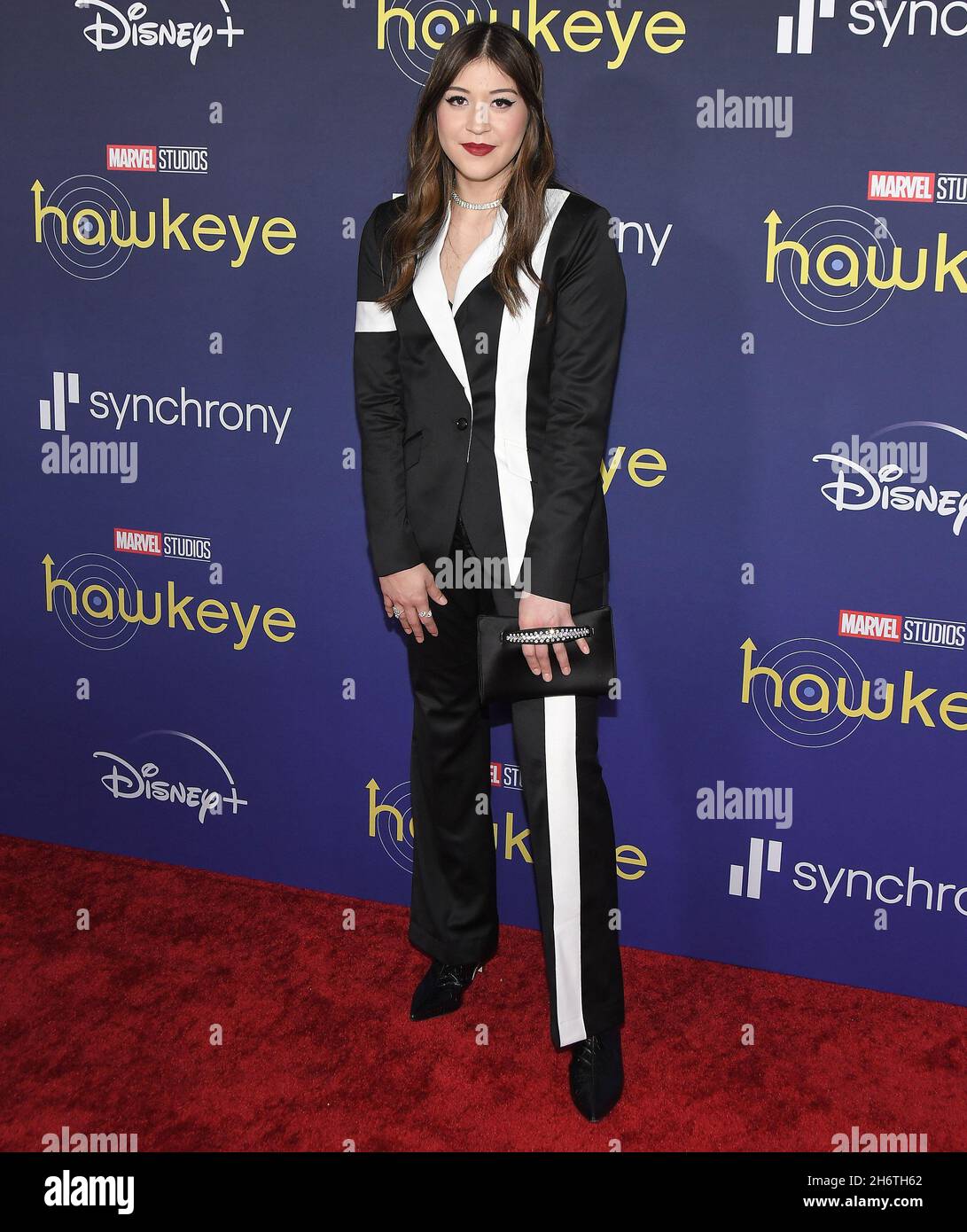 Los Angeles, USA. 17th Nov, 2021. Alaqua Cox arrives at the Marvel ...