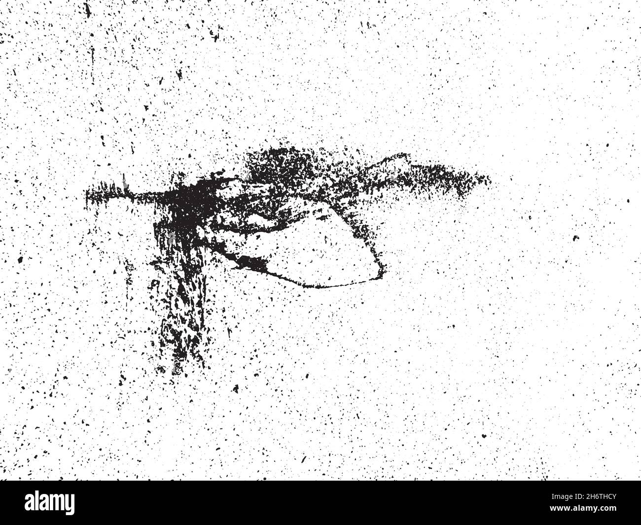 Black and white grunge. Distress overlay texture. Abstract surface dust ...