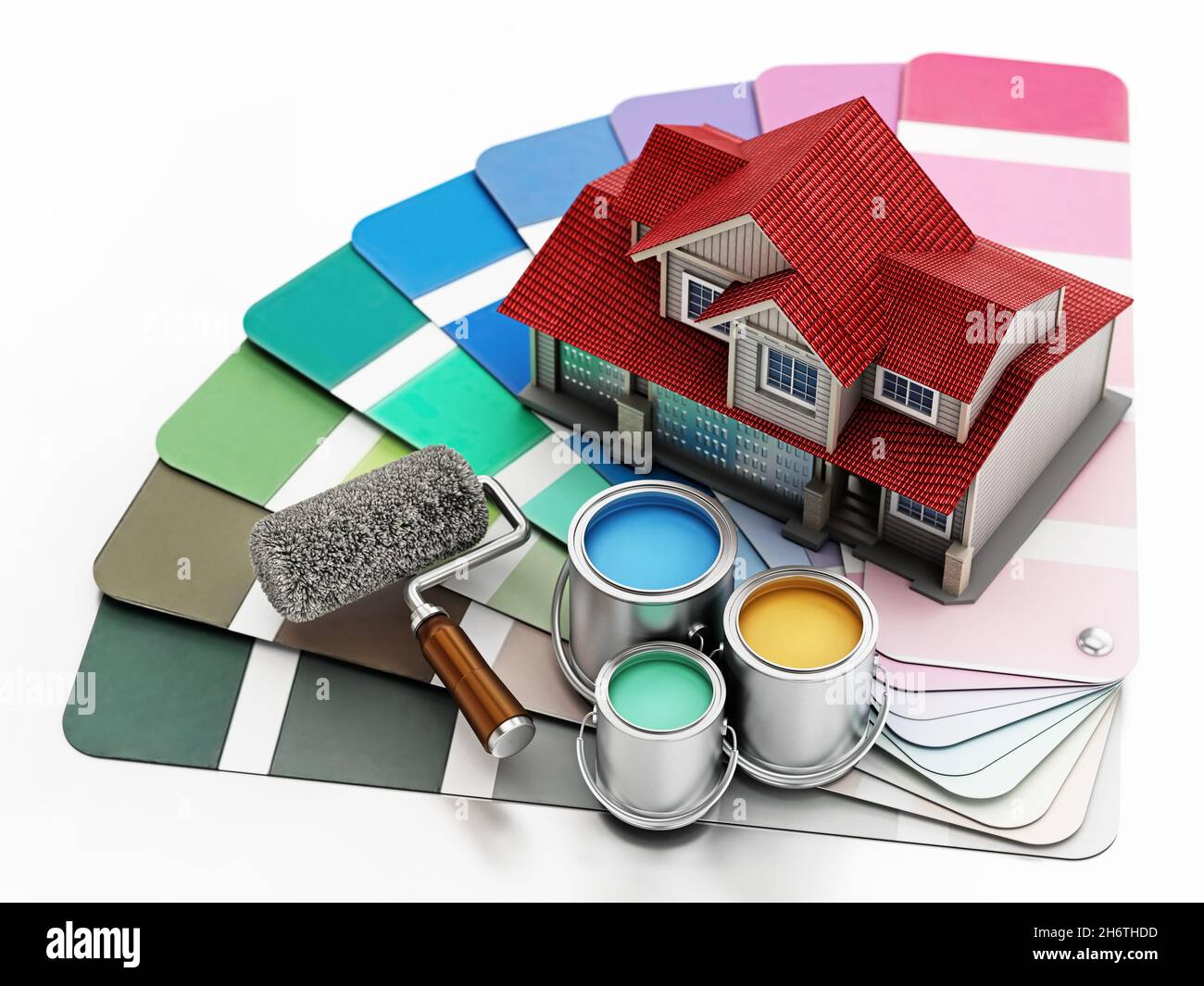 Housing building indoor paint hi-res stock photography and images - Alamy