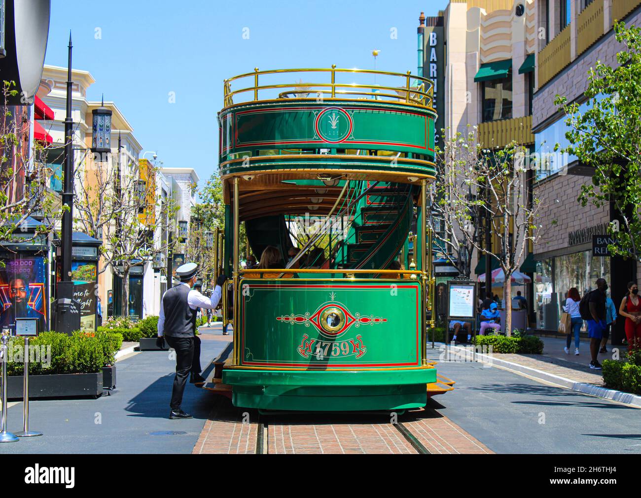 The grove la trolley hi-res stock photography and images - Alamy