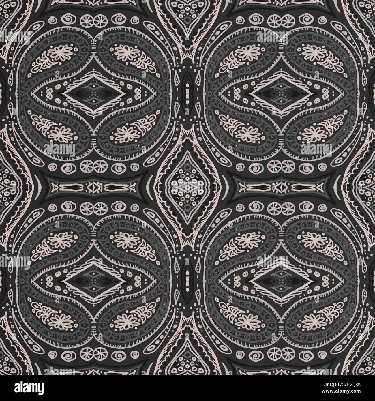 Mosaic rug background. Ethnic paisley texture Stock Photo - Alamy