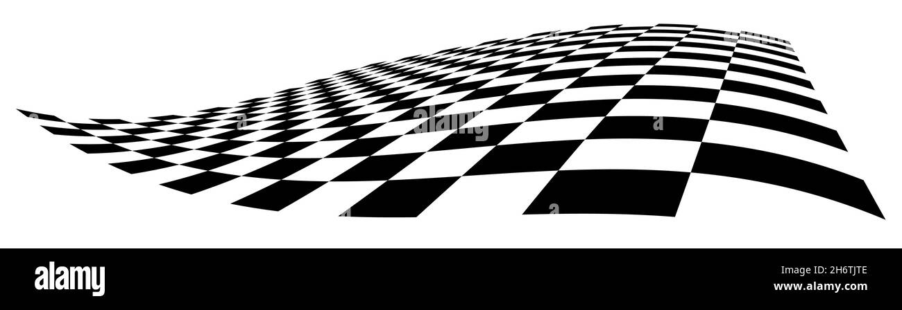 Checkered board curve. EPS10 vector illustration Stock Vector Image ...
