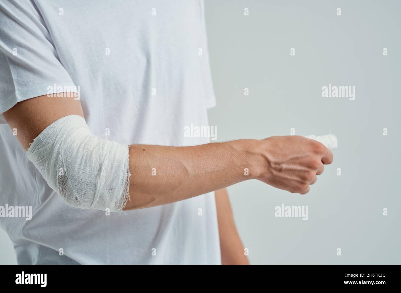 male patient hand injury treatment health problems hospital medicine ...