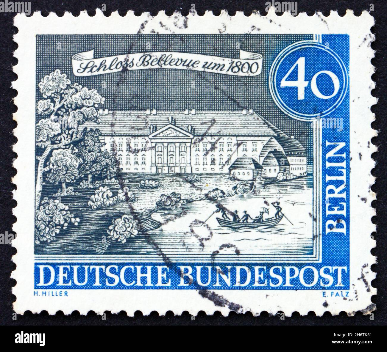 GERMANY - CIRCA 1962: a stamp printed in the Germany, Berlin shows ...
