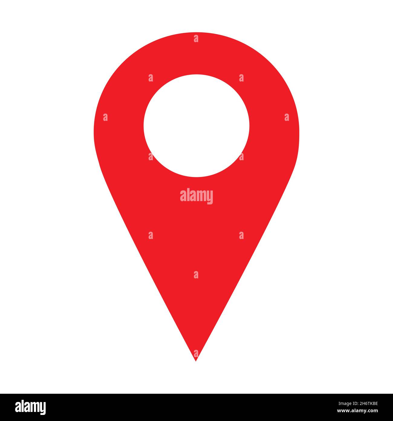 Map red pointer icon marker vector isolated on white background eps 10 ...
