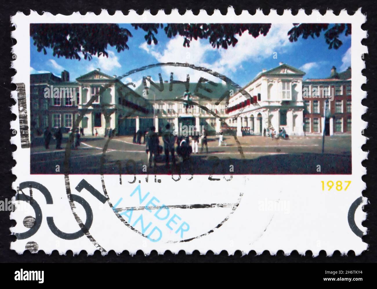 NETHERLANDS - CIRCA 1987: a stamp printed in the Netherlands shows ...