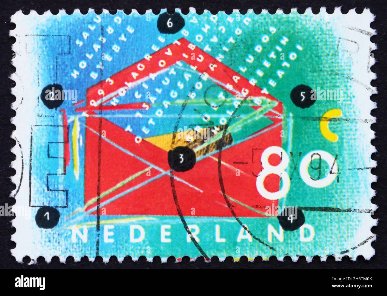 NETHERLANDS - CIRCA 1993: a stamp printed in the Netherlands shows ...