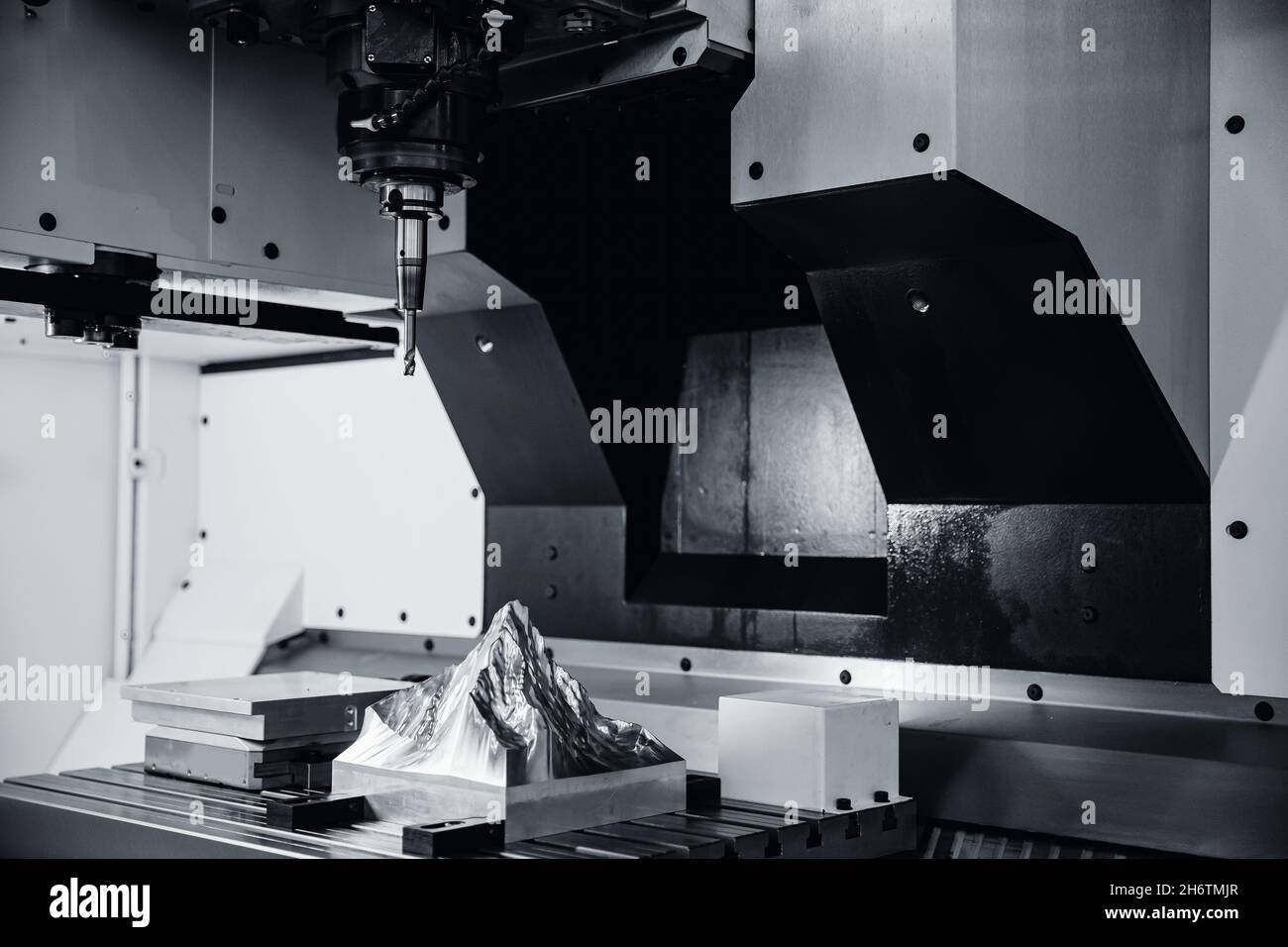 Industrial modern CNC drill robot for detail machine factory Stock ...