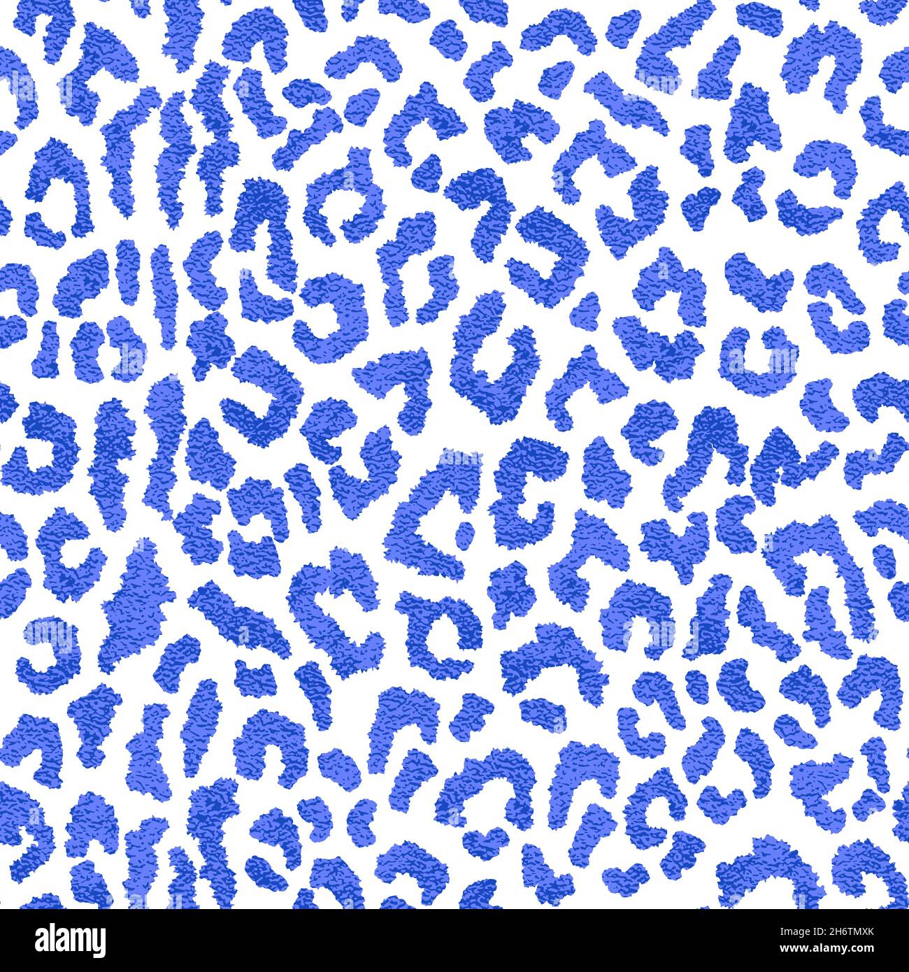 Seamless blue leopard skin pattern. Metallic leopard skin prin Stock ...