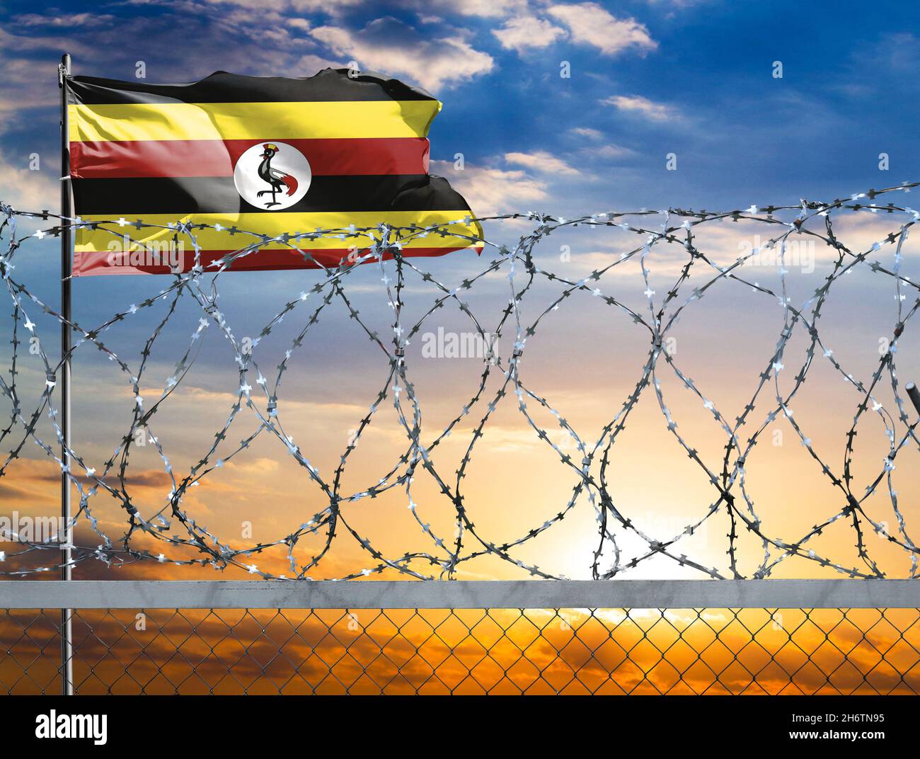 Uganda border security hi-res stock photography and images - Alamy