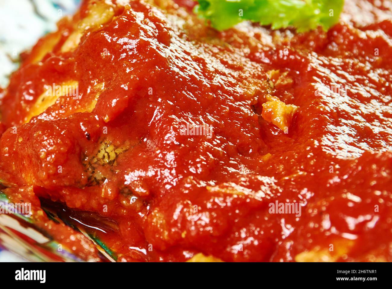 Ambulthiyal -Sri Lankan Sweet and sour fish curry Stock Photo - Alamy