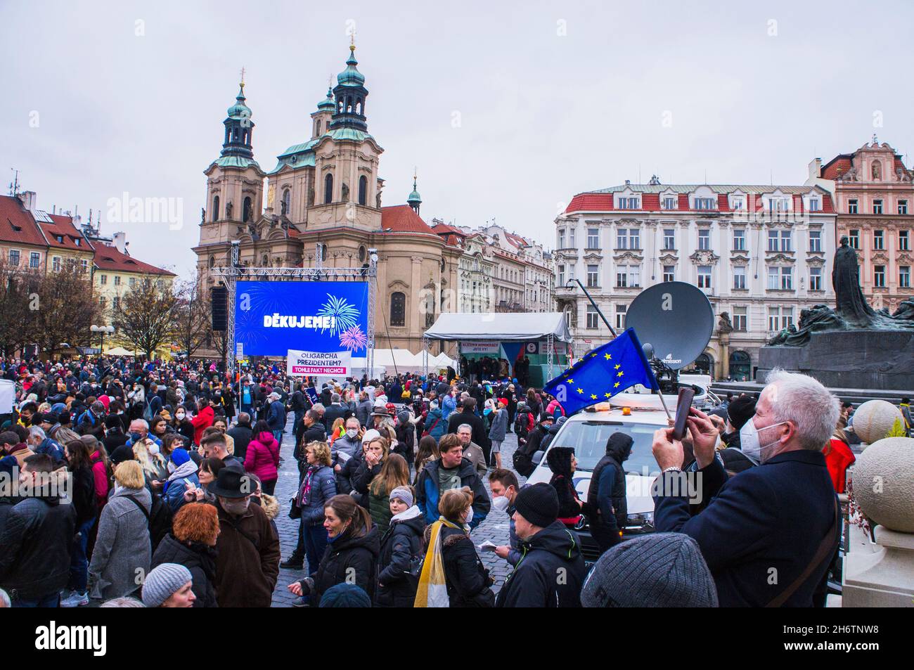 Prague the velvet revolution hi-res stock photography and images - Alamy